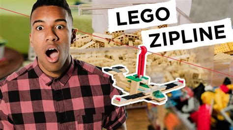 LEGO Zipline Test REBRICKULOUS YouTube