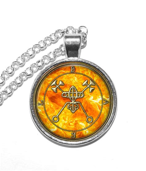 Bael Necklace Sigil Baal Demon King Day Demon Goetia Etsy