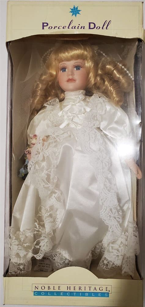 Noble Heritage Collectibles Porcelain Doll Ct80012 Wedding Bride