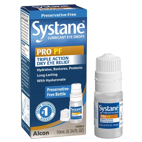 Systane Pro Pf Pro Pf Triple Action Dry Eye Relief Shop Eye Drops