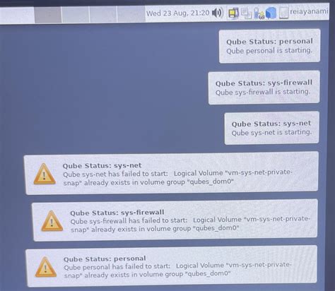 Qube Start Error R Qubes