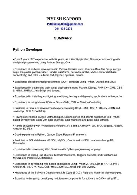 Piyush Doc Databases Computer Software And Applications