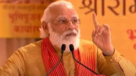 Ram Mandir Bhumi Pujan Full Text Of Pm Narendra Modis Speech