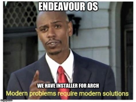 Arch Advantages Differences Newbie EndeavourOS