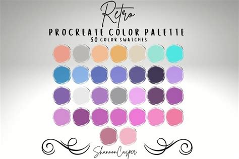 Boho Procreate Color Palette