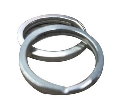 Stainless Steel Silver Mini Flat Ring For Making Key Chain Thickness