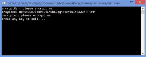 Michael Remijan Aes Encryption Between Java And C