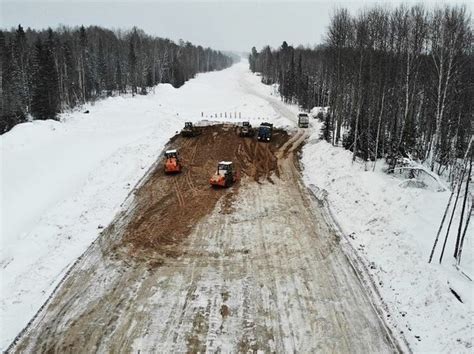 К мосту на севере Красноярского края строят дороги Регионы Селдон