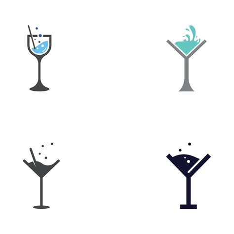 Alcohol Cocktail Logo Nightclub Drinkslogos For Nightclubs Bars And