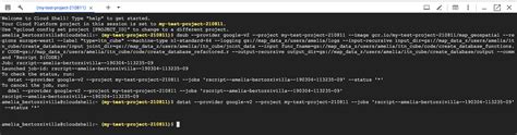 dstat returns nothing for jobs submitted from cloud shell · issue 145