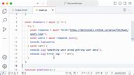 Javascript Fetch Api