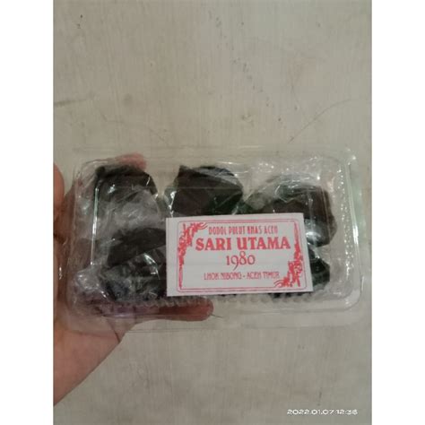 Jual Kue Dodol Pulut Ketan Hitam Khas Aceh Shopee Indonesia