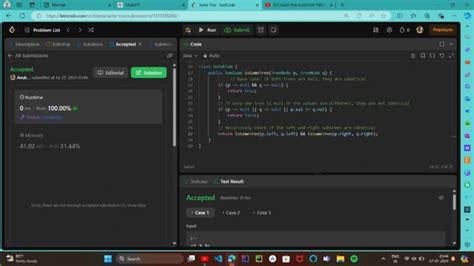 Day 71 Of 90daysofcode Same Tree Anubhav Singh Rajput Posted On The Topic Linkedin