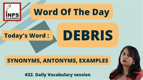 Debris Meaningsynonyms And Antonymsexamples Word Of The Day