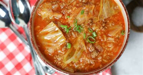 Instant Pot Stuffed Cabbage Soup 30 Minutes A Forks Tale