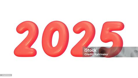 2025년 새해 복 많이 받으세요 3d 렌더링 빨간색 헬륨 풍선 번호 축제 포스터 또는 배너 디자인 벡터 일러스트 12월 31일에 대한 스톡 벡터 아트 및 기타 이미지