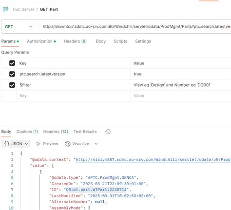 Solved Fetch Bom Data From Wrs Ptc Community