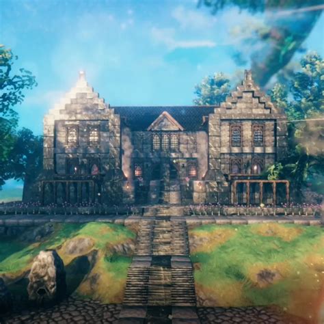 Countryside Mansion In Vanilla Valheim Valheim Build