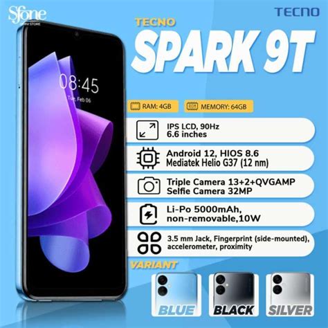 Jual Tecno Spark 9t 4 64 Garansi Resmi Infinix Indonesia Di Seller Pakdiduk Tugu Selatan Kota