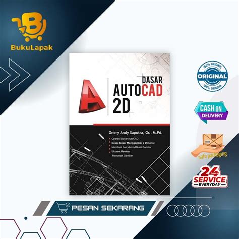 autocad book 2d autocad basic deepublish shopee malaysia