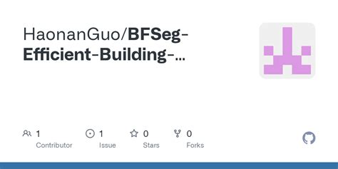 GitHub HaonanGuo BFSeg Efficient Building Footprint Segmentation