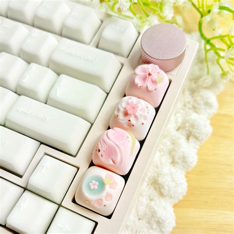 Sakura Wagashi Keycaps Fulfillment Sale R Keycaps