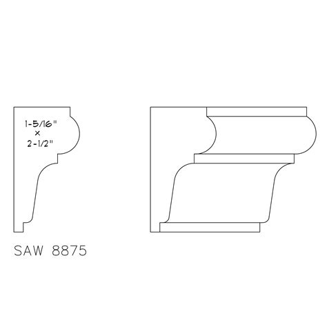 Saw 8875 Saw Moulding