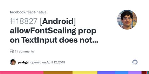 Android Allowfontscaling Prop On Textinput Does Not Disable