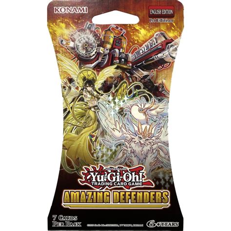 Yu Gi Oh Tcg Amazing Defenders 7 Card Blister Big W