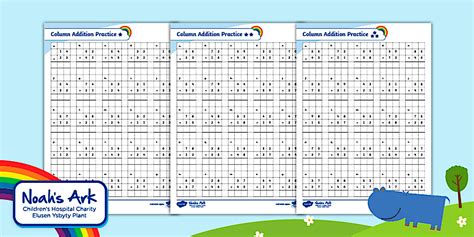 Free 2 Digit Addition On Squared Paper Activity Sheets