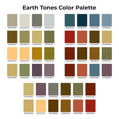 Earth Tone Color Palette