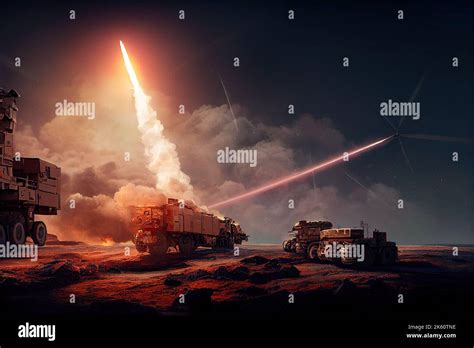 Missile Defense System Made Of Anti Missile Tanks To Intercept And