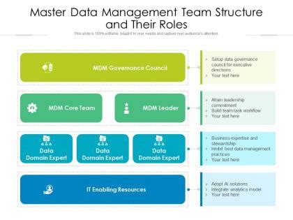 Master Data Management Slide Team