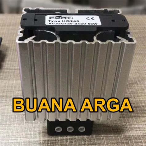 Heater Thermo Control Hg240 50w Pemanas Ruangan Panel Listrik Fort