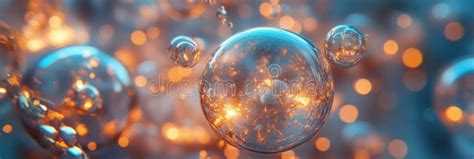 Microscopic Gas Particles Suspended In Air Revealing Intricate Patterns And Bright Colors