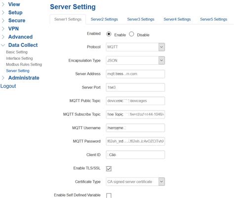 RS485 Sensor Data Transfer To Server Cloud Platform