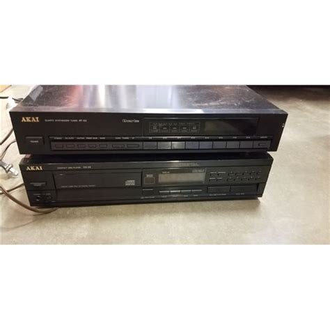 Akai Synthesizer Tuner And Akai Cd Player