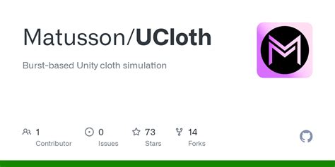 GitHub Matusson UCloth Burst Based Unity Cloth Simulation