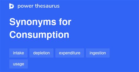 Consumption Synonyms 1 033 Similar Words And Phrases