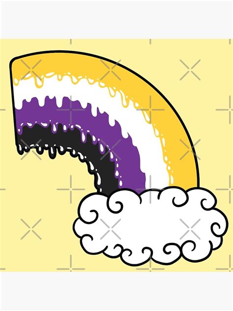 Non Binary Rainbow Poster For Sale By Savageheroes Redbubble