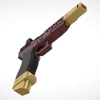 Deadshot Gun From The Movie Suicide Squad 3d Print Model Pinshape