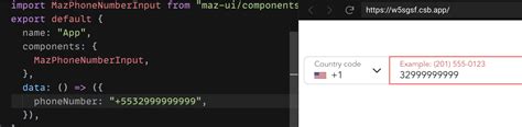 Bug Mazphonenumberinput V Model Not Showing Correctly Phone Number · Issue 337 · Louismazel