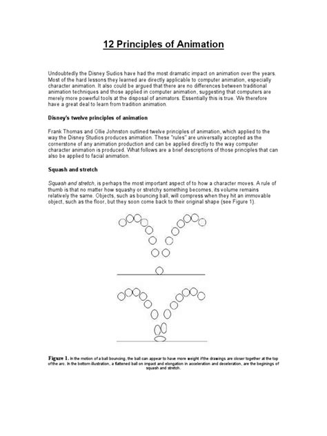 Twelve Principles Of Animation Pdf Animation Acceleration