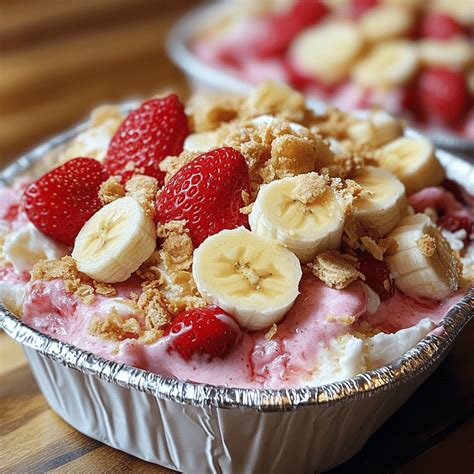 Strawberry Cheesecake Banana Pudding