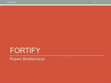 fortify source code analyzer ppt