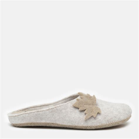 Жіночі домашні капці з закритим носком Floare Ліка 690400 40 26 см Світло бежеві Оригінальне