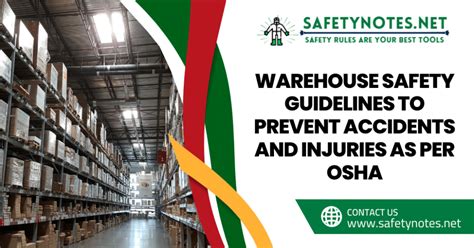 A Comprehensive Guide To Warehouse Safety Measures
