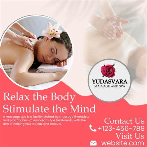 Massage And Spa Template Postermywall