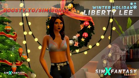 Winter Holiday Liberty Lee The Sims 4