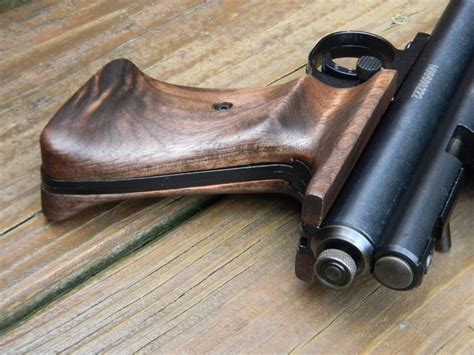 Another Airgun Blog Quick Set Of Walnut Grips For A Crosman 2240